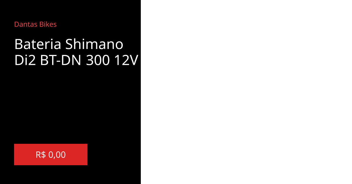 Bateria Shimano Di2 BT-DN 300 12V